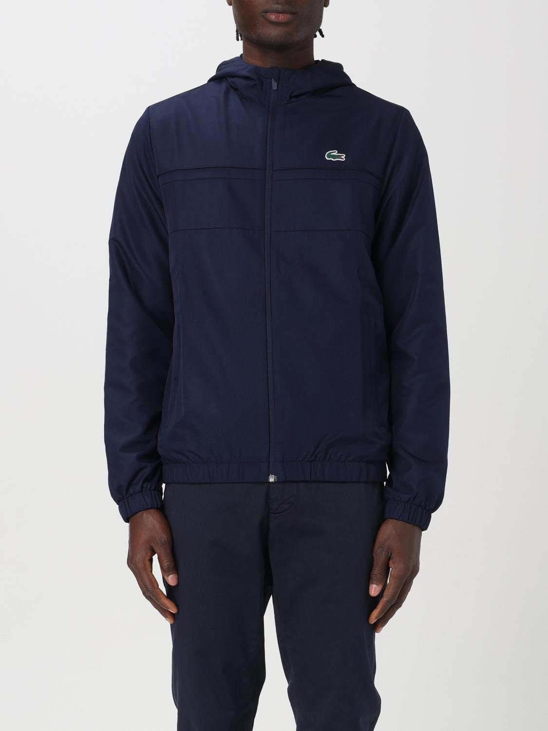 LACOSTE: Sweatshirt men - Blue | Lacoste jacket BH3466 online at GIGLIO.COM