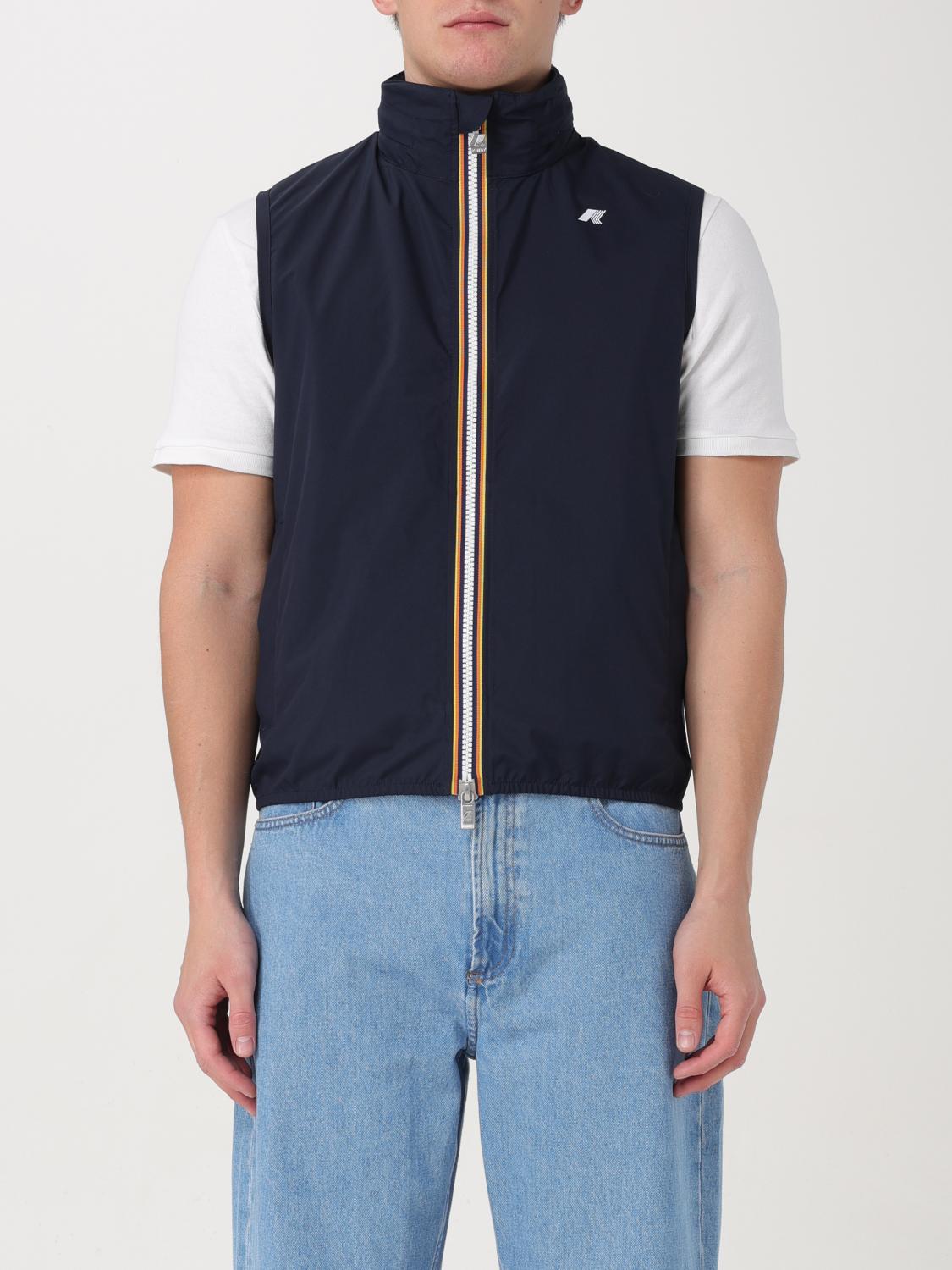 K-Way Outlet: Suit vest men - Blue | K-Way suit vest K5127SW online at ...