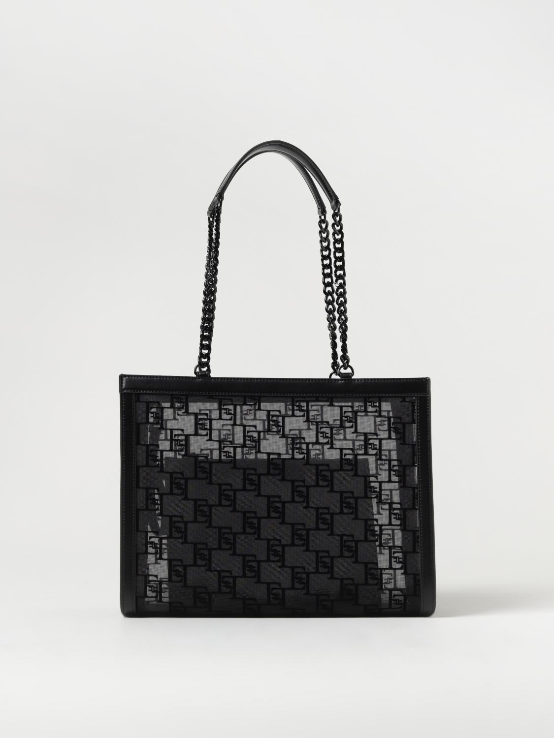 ELISABETTA FRANCHI: Shoulder bag woman - Black | Elisabetta Franchi ...