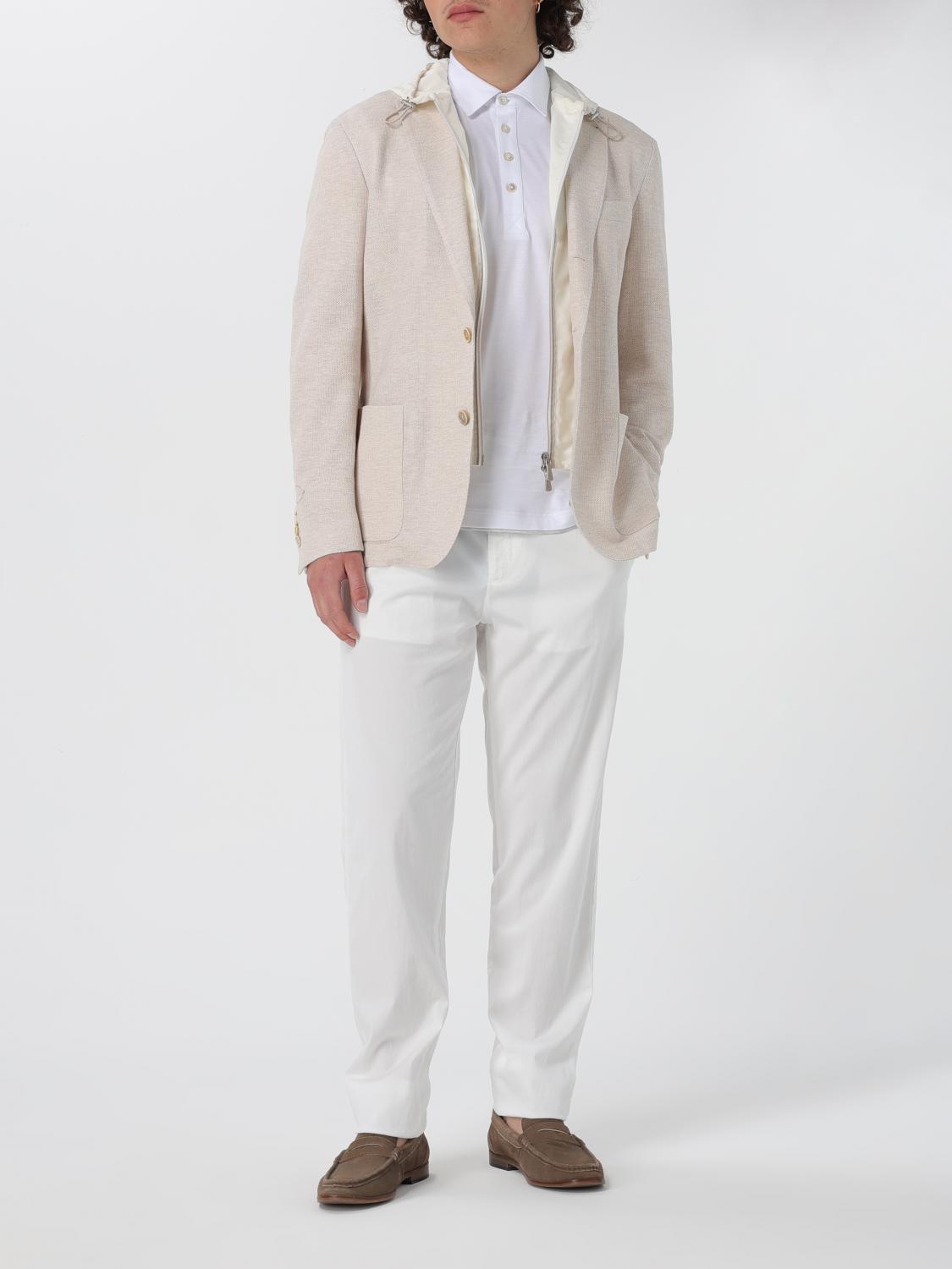 Eleventy Pants men - White | I70PANE04TET0I002 | GIGLIO.COM