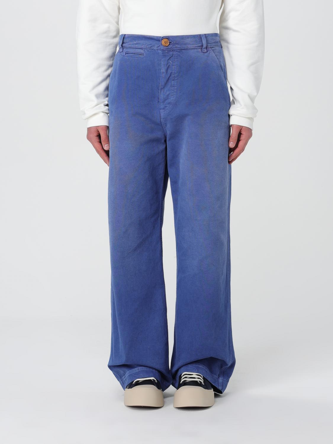 MARNI: Pants men - Blue | Marni pants PUMU0240G0USCV97 online at GIGLIO.COM
