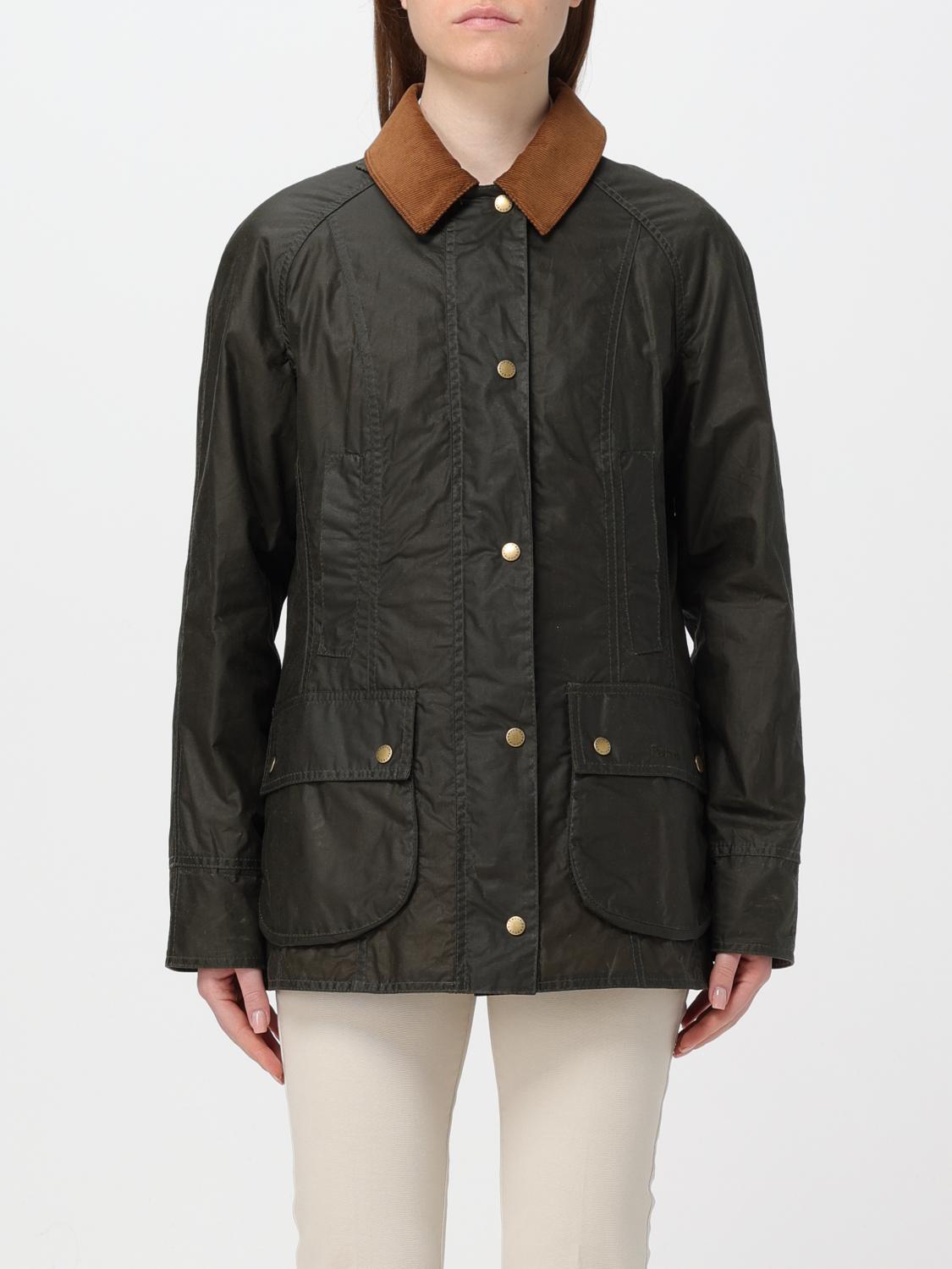 BARBOUR: Coat woman - Green | Barbour jacket LWX0827 online at GIGLIO.COM