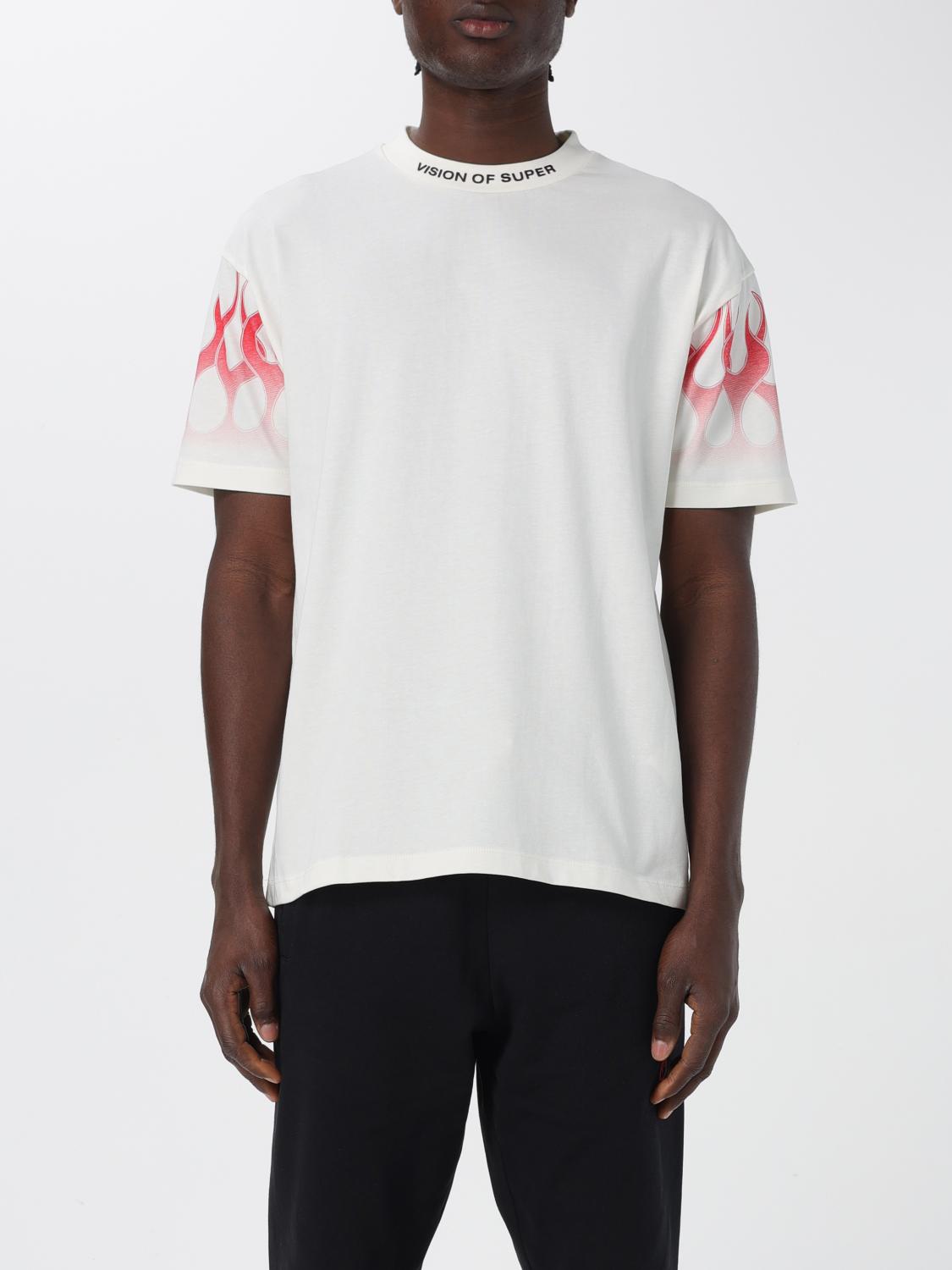 VISION OF SUPER: T-shirt men - White | Vision Of Super t-shirt VS00473 ...