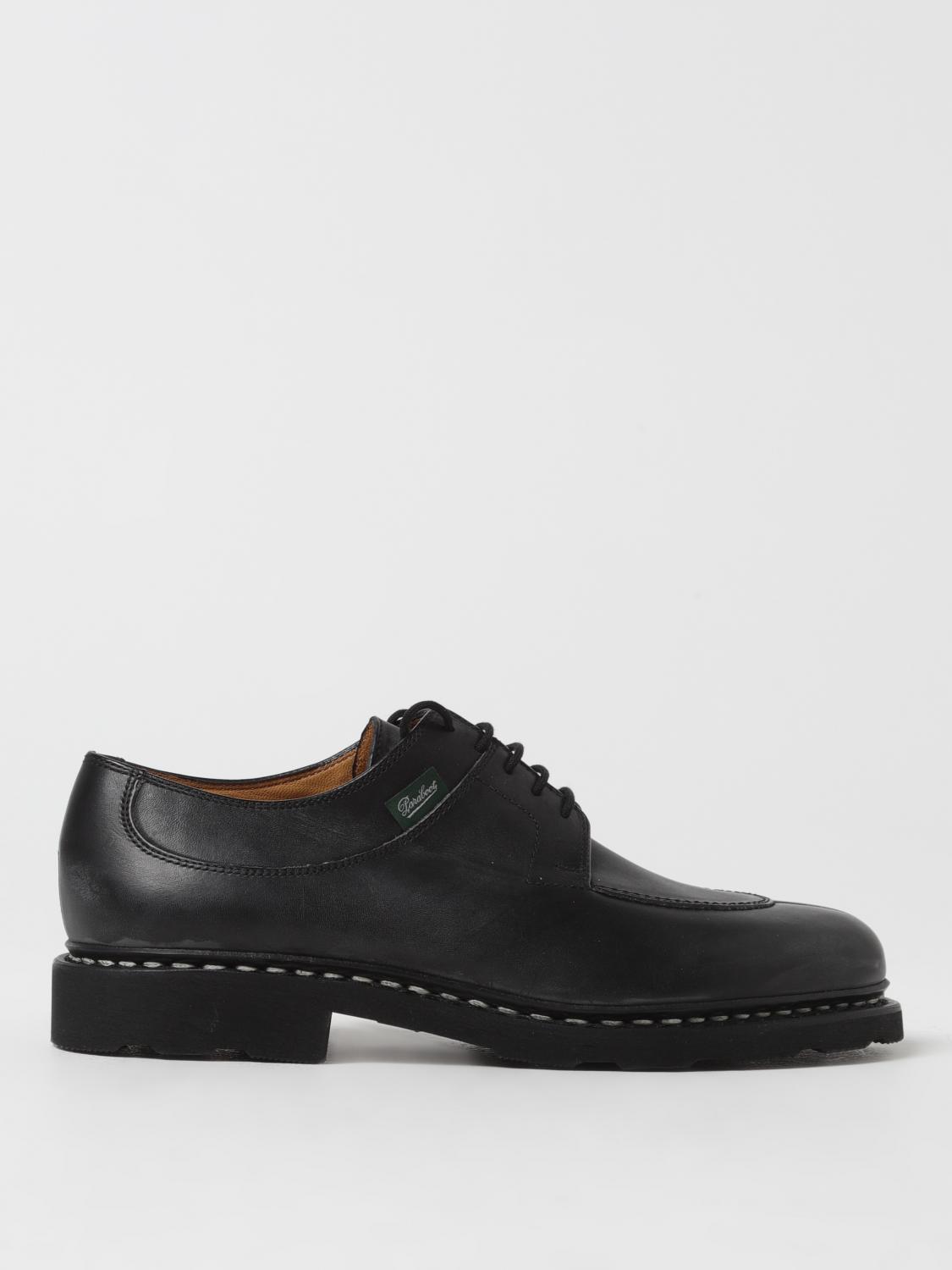 PARABOOT: Loafers men - Black | Paraboot brogue shoes 705109 online at ...