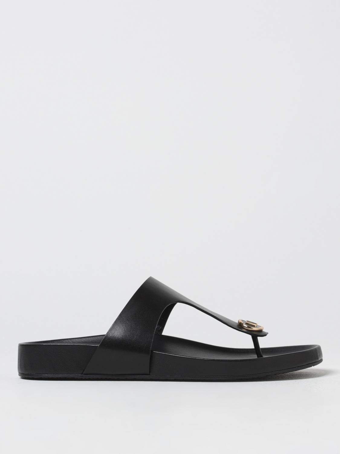 MICHAEL KORS: Shoes woman - Black | Michael Kors flat sandal 40S4LCFS4L ...