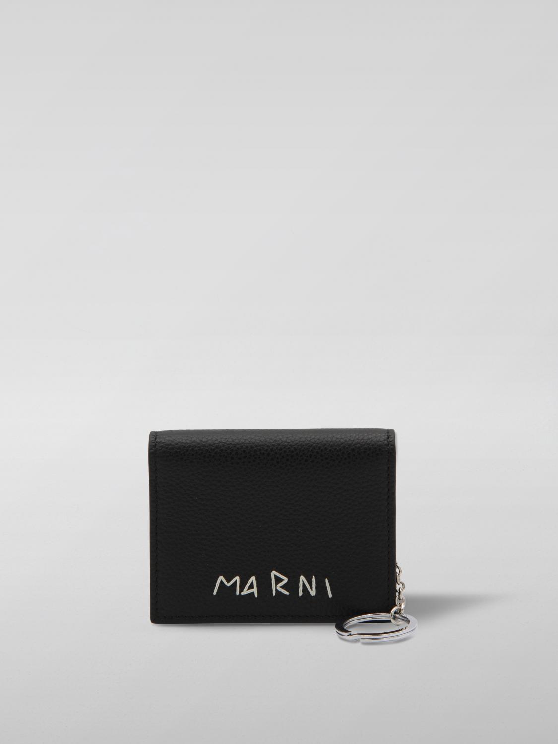 MARNI: Wallet men - Black | Marni wallet PFMI0101U0P6533 online at ...