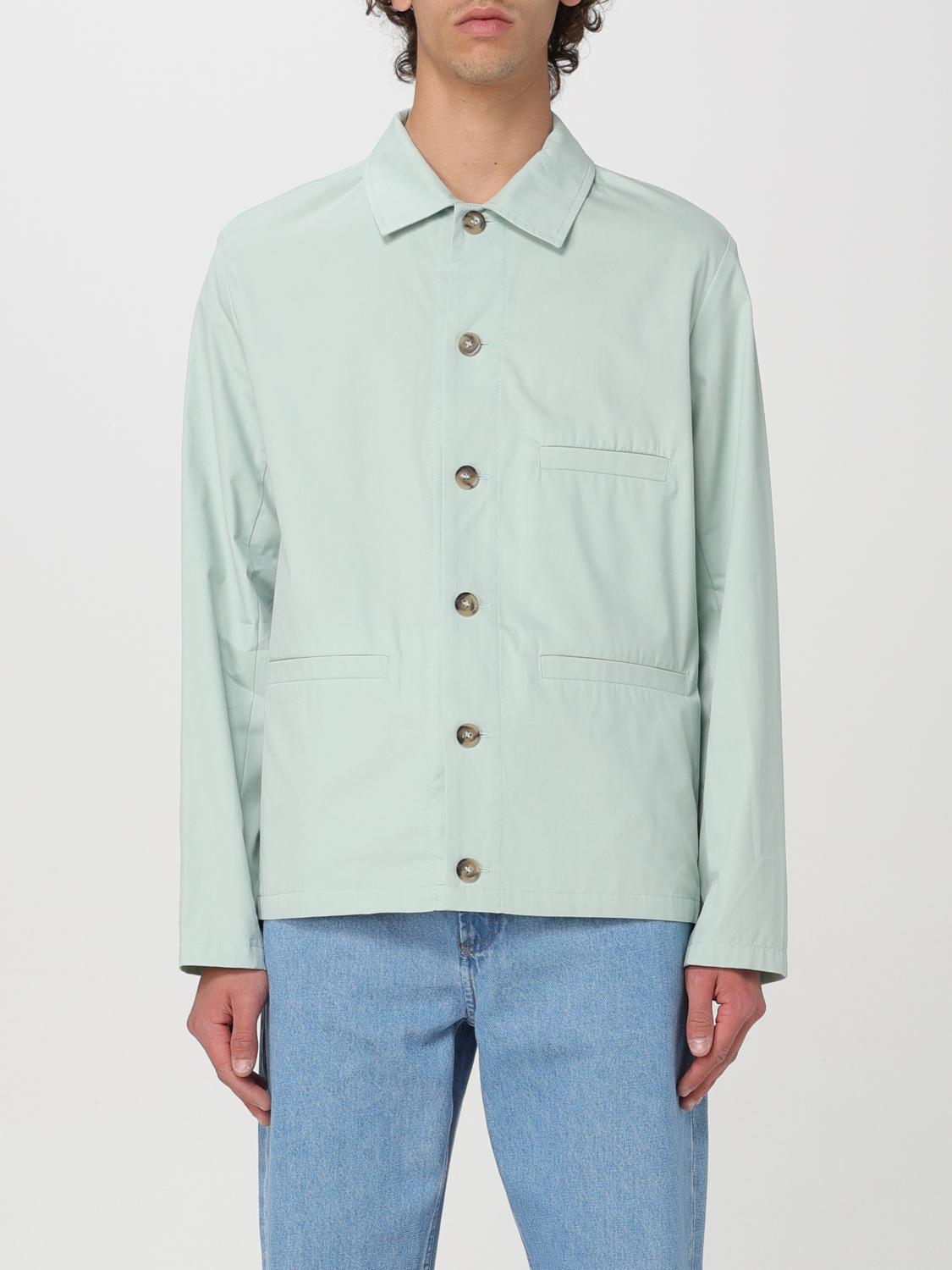 A.P.C.: Jacket men - Mint | A.P.C. jacket COGXSH02966 online at GIGLIO.COM