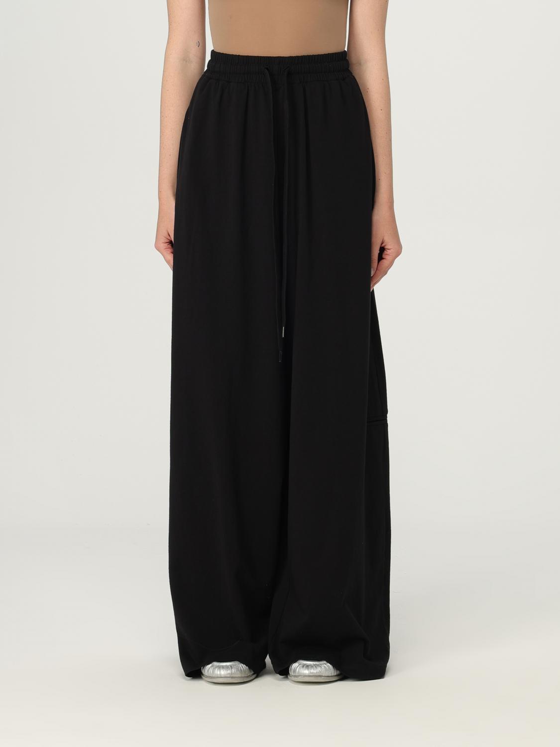 MM6 MAISON MARGIELA: Pants woman - Black | Mm6 Maison Margiela pants ...
