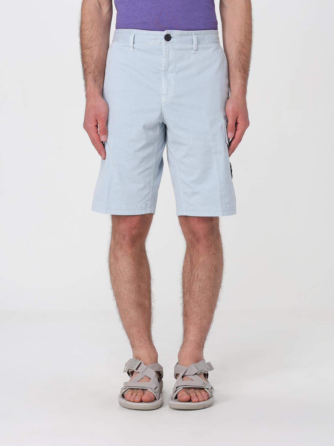 STONE ISLAND: Short men - Ice | Stone Island shorts L1204 online at ...