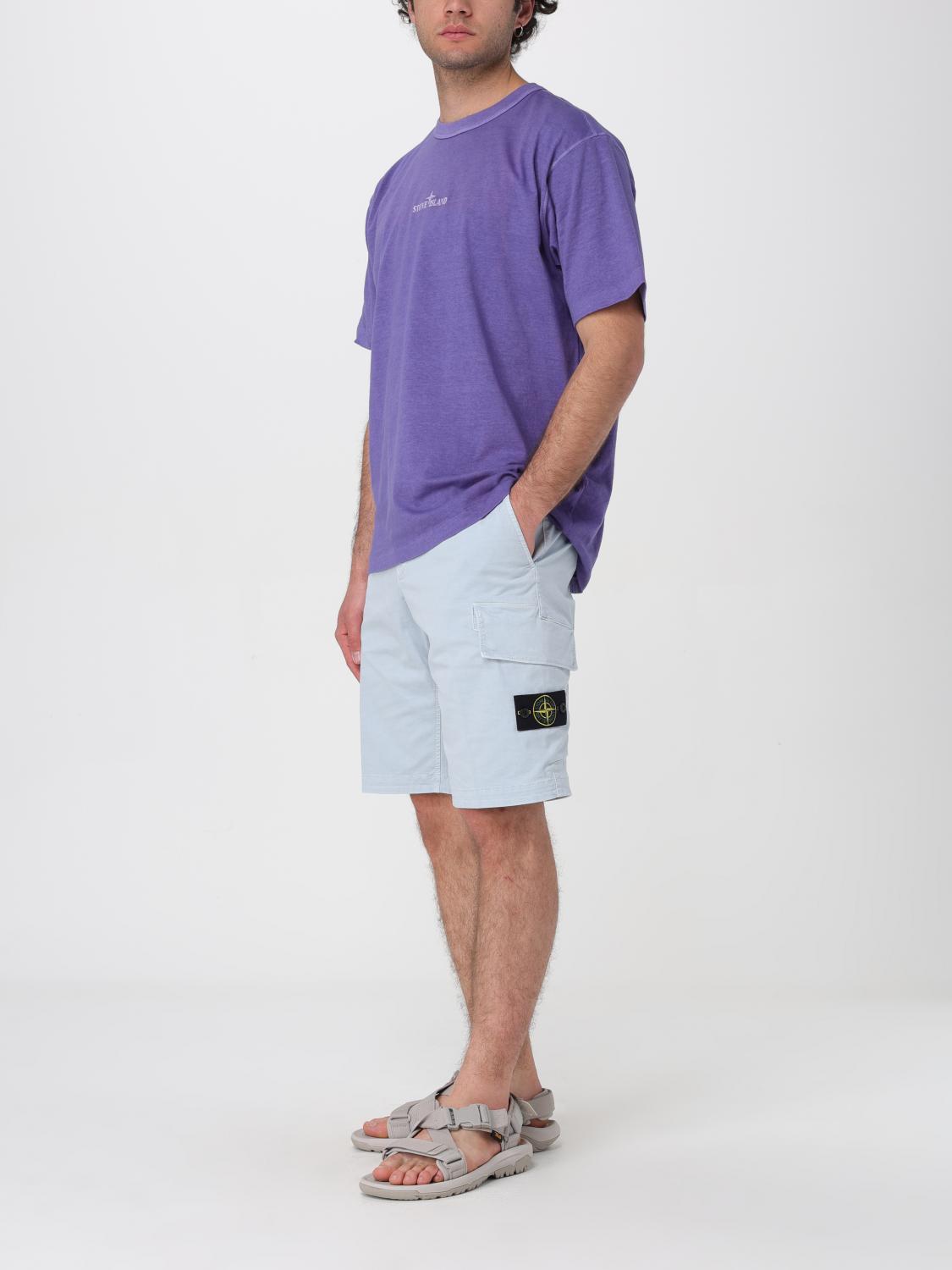 STONE ISLAND: Short men - Ice | Stone Island shorts L1204 online at ...