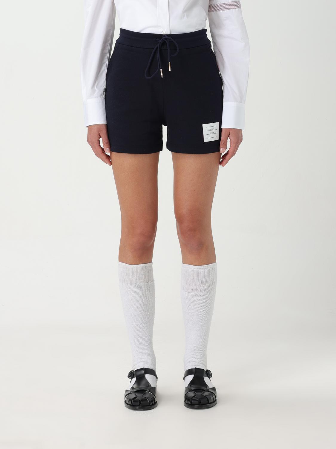 THOM BROWNE: Short woman - Blue | Thom Browne short FJQ015A00050 online ...