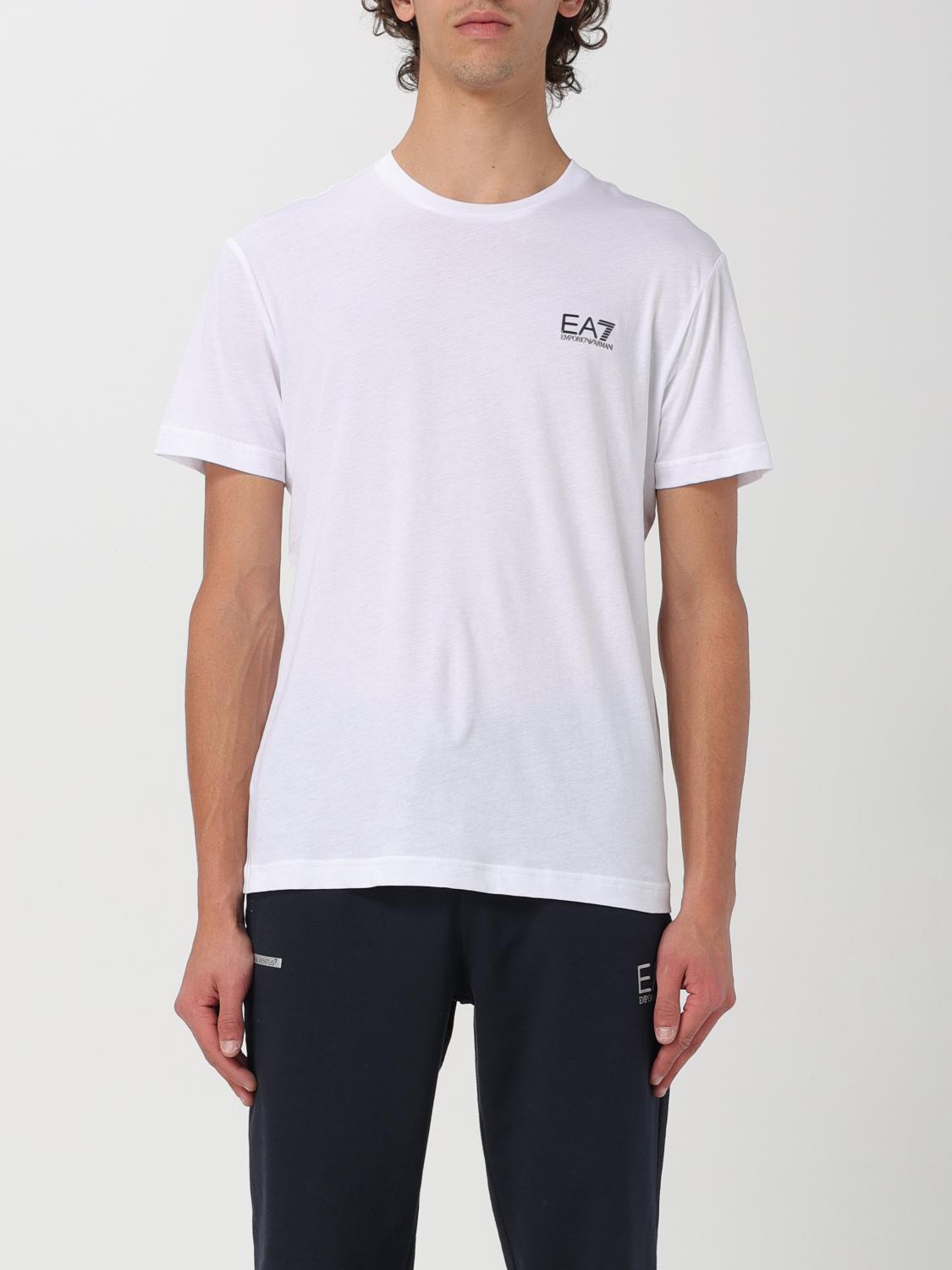 EA7: T-shirt men - White | Ea7 t-shirt 8NPT51PJM9Z online at GIGLIO.COM