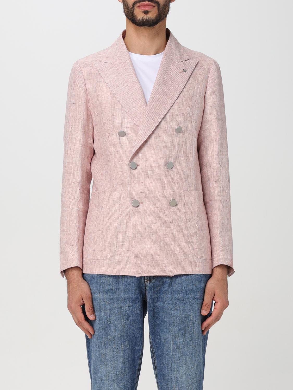 TAGLIATORE: Blazer men - Pink | Tagliatore blazer 1SMC20K34025424E407 ...