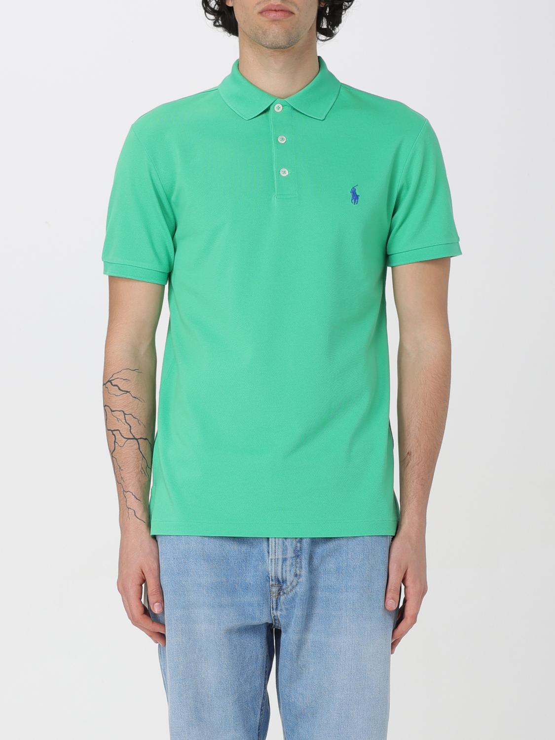 Polo Ralph Lauren Outlet: Polo shirt men - Green | Polo Ralph Lauren polo shirt 710541705245 ...