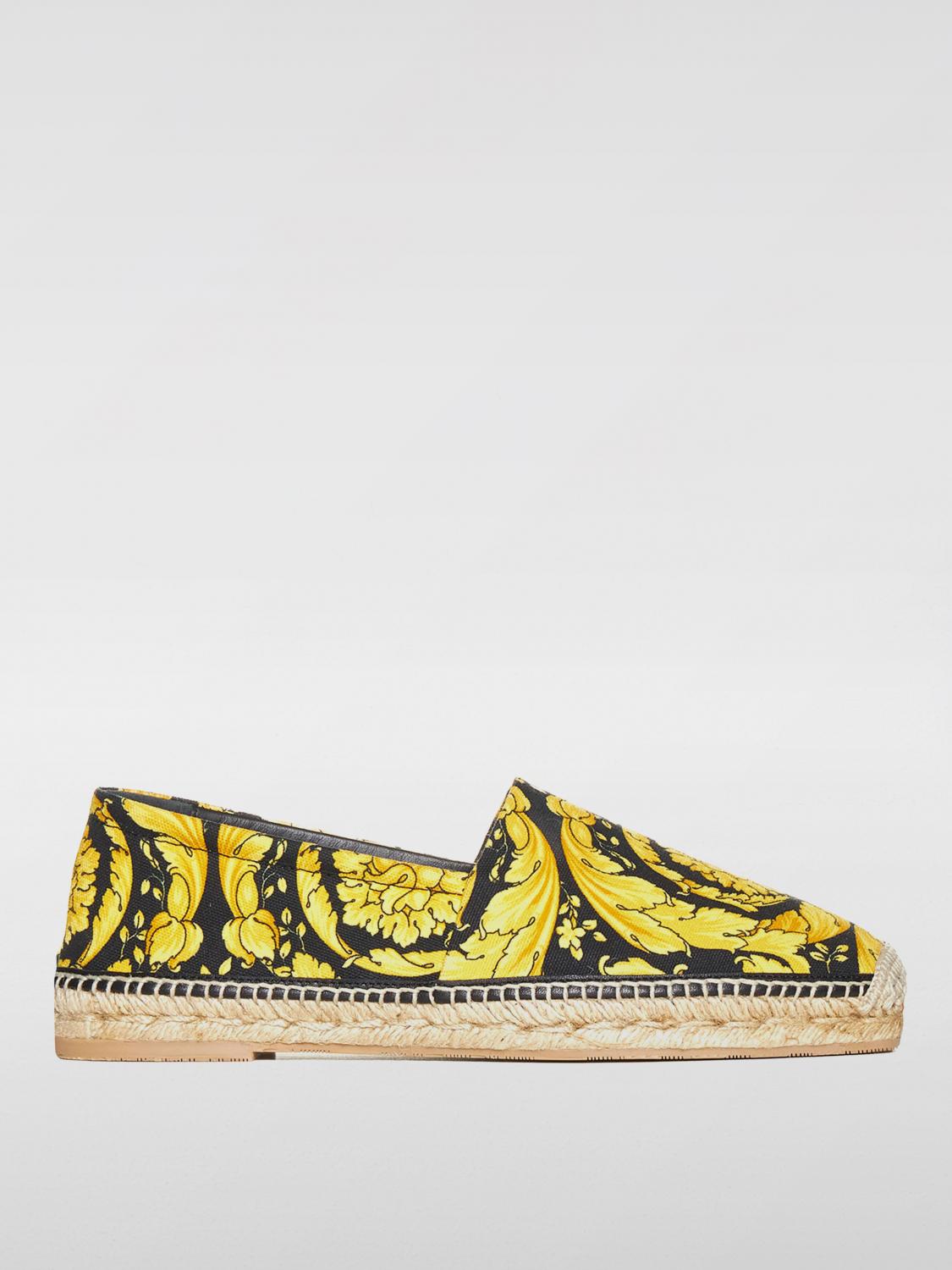 VERSACE: Espadrilles men - Black | Versace espadrille 1004041DTES3 ...