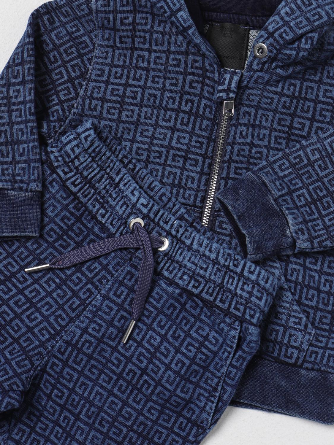 GIVENCHY: baby set - Denim | Givenchy jumpsuit H30206 online at GIGLIO.COM