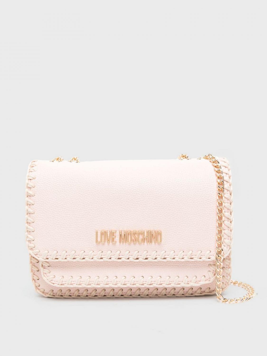 LOVE MOSCHINO: Shoulder bag woman - Pink | Love Moschino crossbody bag ...