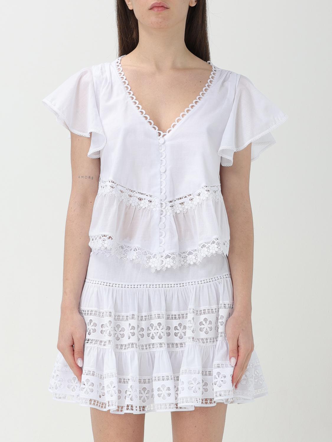 CHARO RUIZ: Shirt woman Ibiza - White | Charo Ruiz shirt 241215 online ...