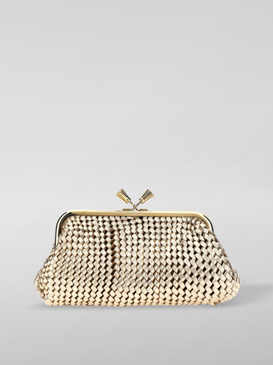 ANYA HINDMARCH: Handbag woman - Gold | Anya Hindmarch handbag 190831 ...