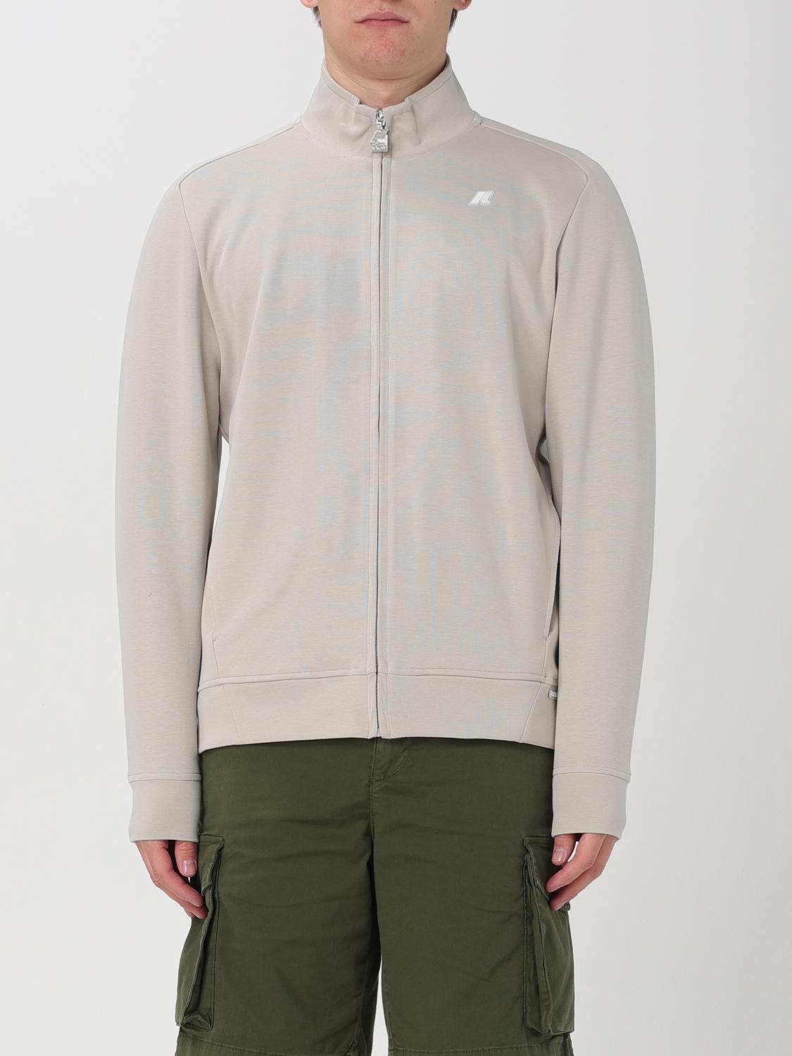 K-Way Sweatshirt men - Beige | K81369 | GIGLIO.COM
