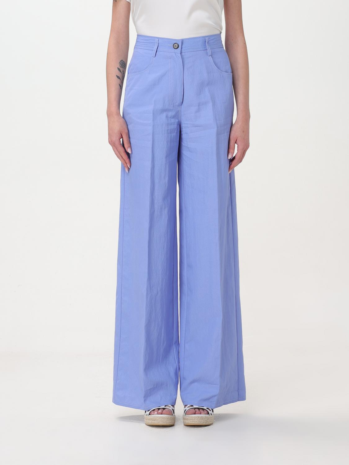 FORTE FORTE: Jeans woman - Lilac | Forte Forte pants 12319MYPANTS ...