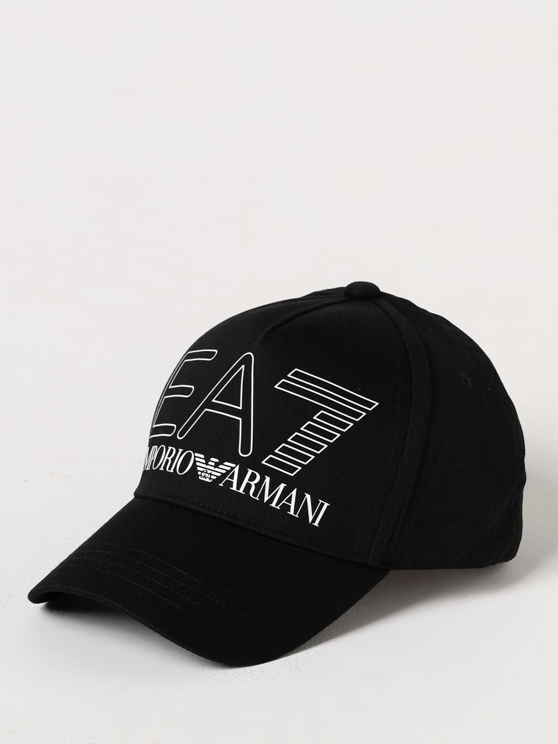EA7: Hat men - Black | Ea7 hat 2401424R102 online at GIGLIO.COM