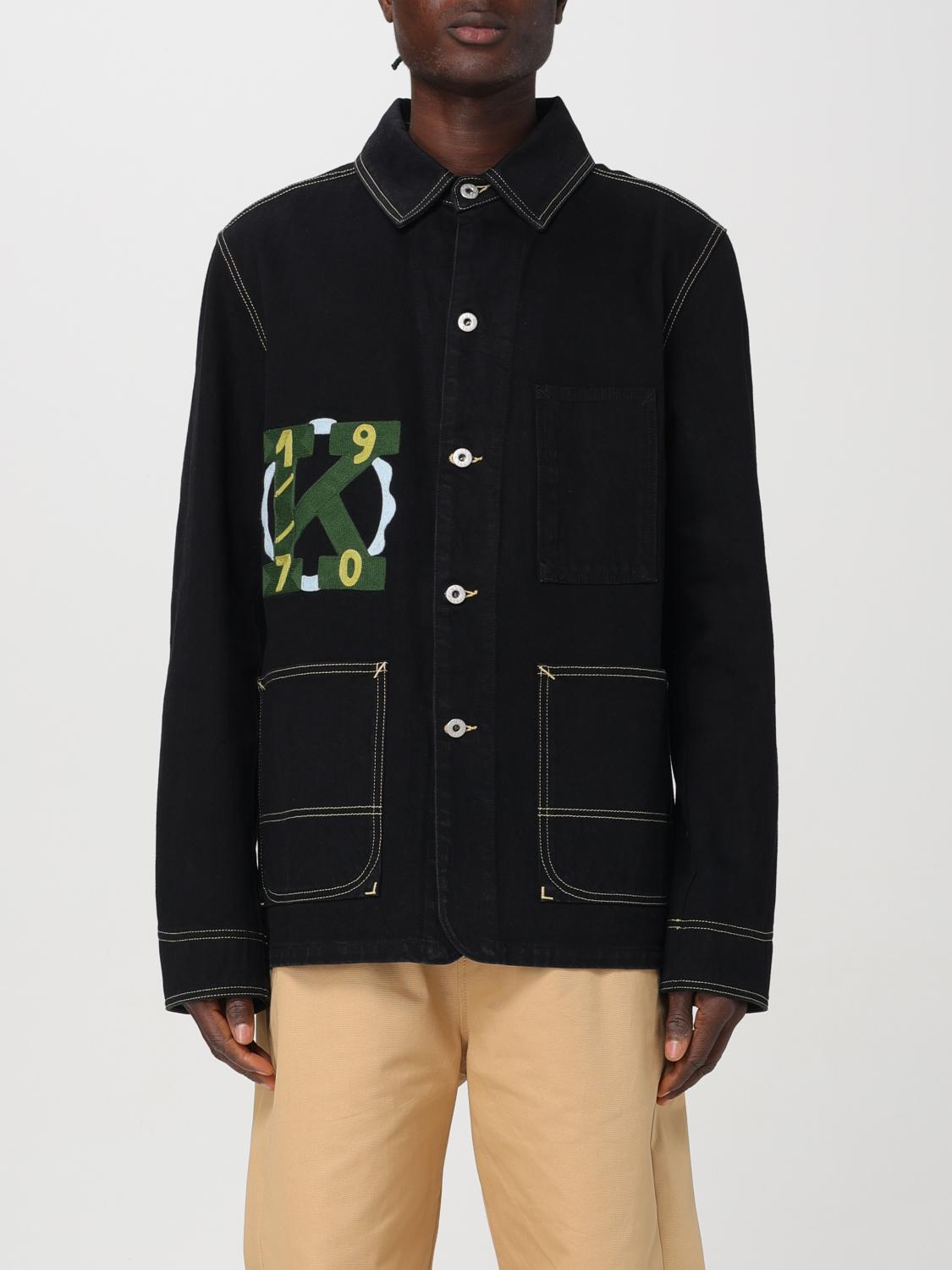 KENZO: Jacket men - Black | Kenzo jacket FE55DV1116C1 online at GIGLIO.COM