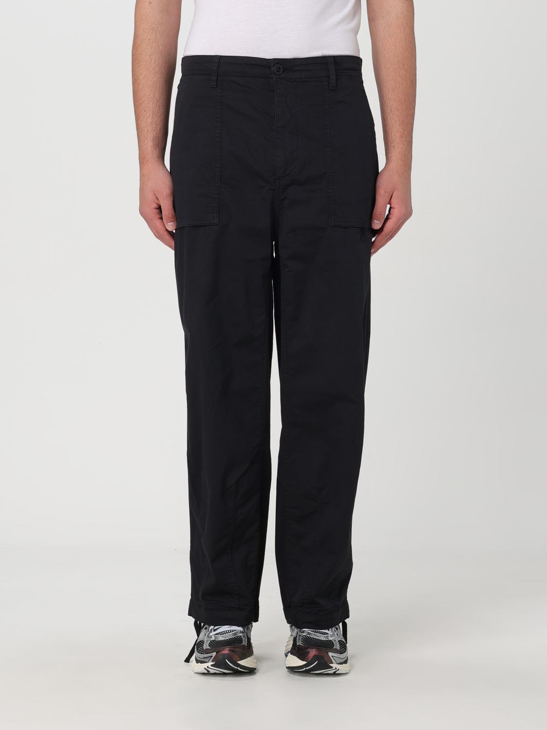 TEN C: Pants men - Black | Ten C pants 24CTCUP04167006290 online at ...