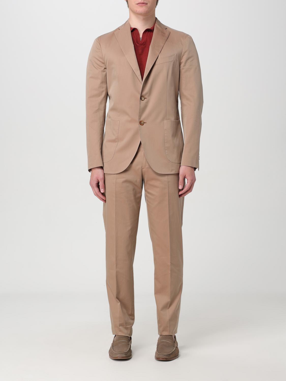 BOGLIOLI: Suit men - Beige | Boglioli suit N1382ESB4116 online at ...