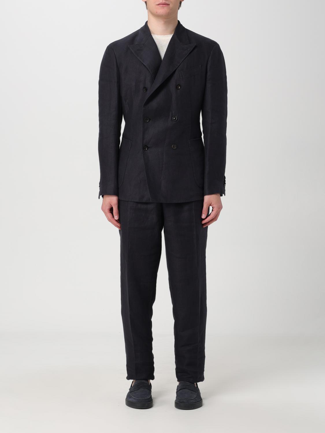 BOGLIOLI: Suit men - Black | Boglioli suit X43U2EWSB4114 online at ...