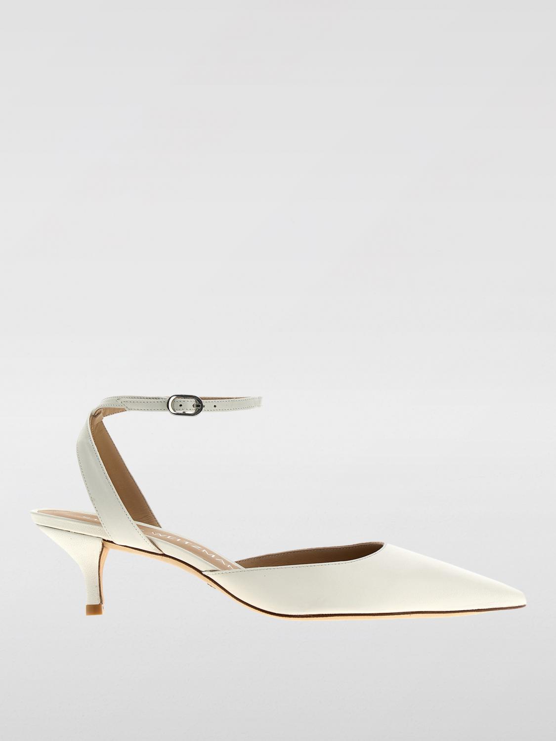 STUART WEITZMAN: Shoes woman - White | Stuart Weitzman high heel shoes ...