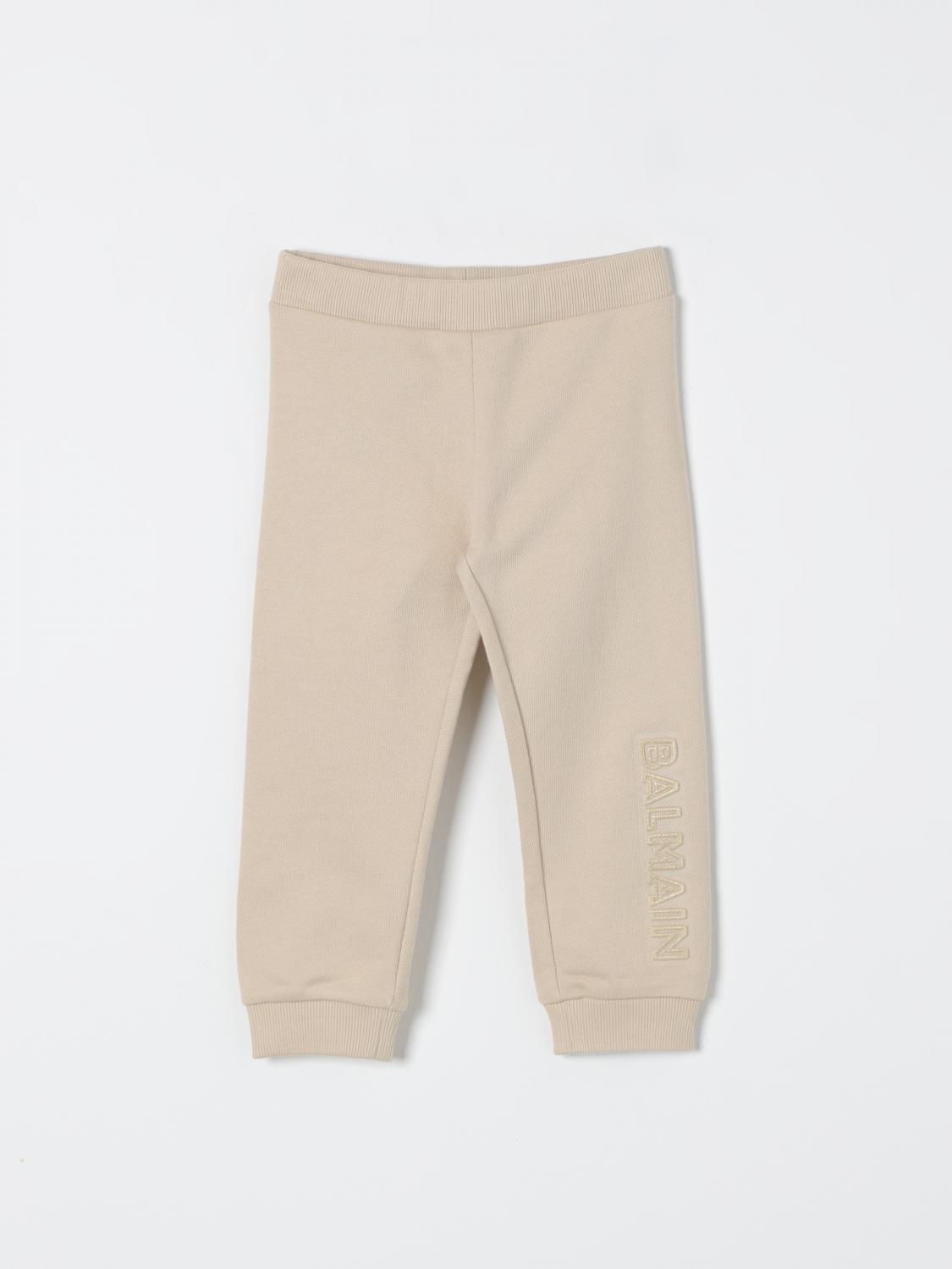 BALMAIN: Pants kids Kids - Beige | Balmain pants BU6560Z0001 online at ...