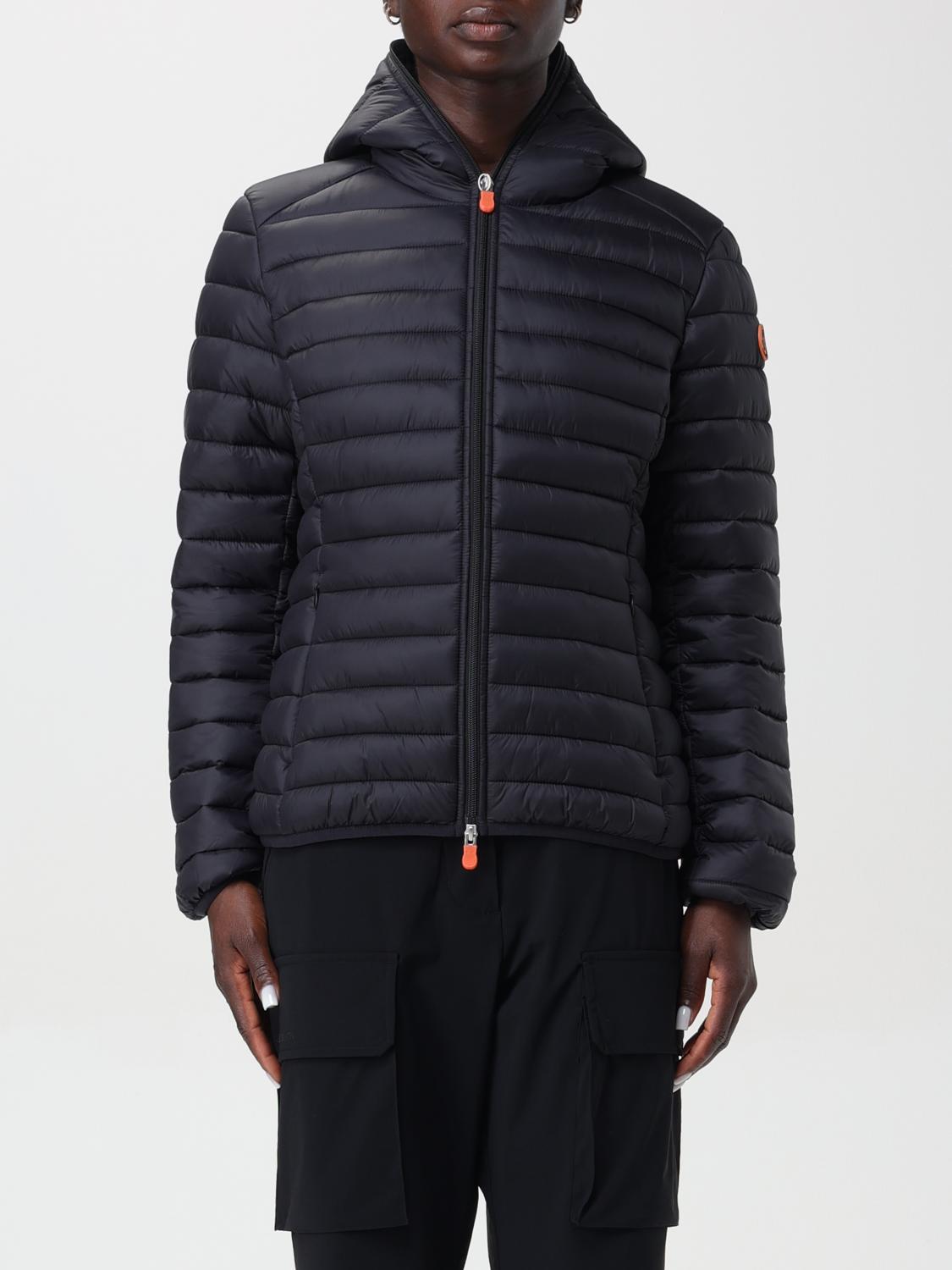 Save The Duck Outlet: Coat woman - Black | Save The Duck jacket ...