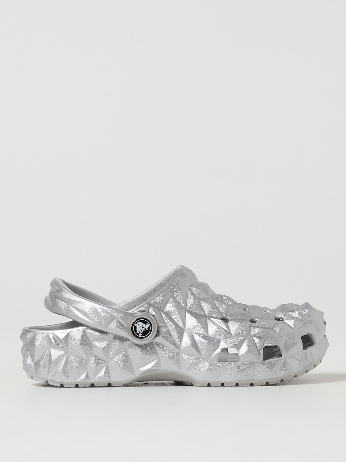 CROCS: Sandals men - Silver | Crocs sandals 210002 online at GIGLIO.COM