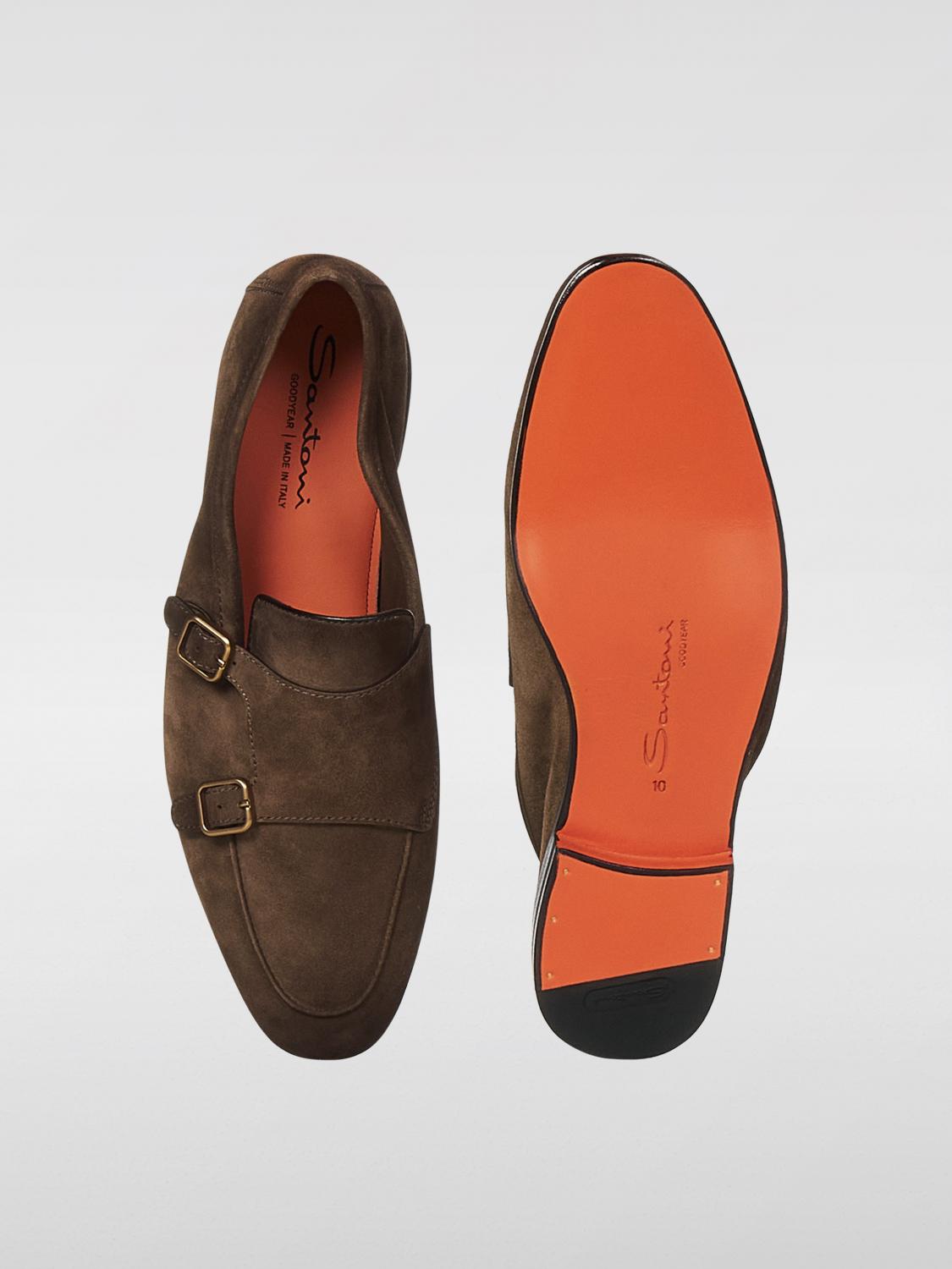 Santoni Loafers men - Brown | MCNC18830SA4SEAA | GIGLIO.COM