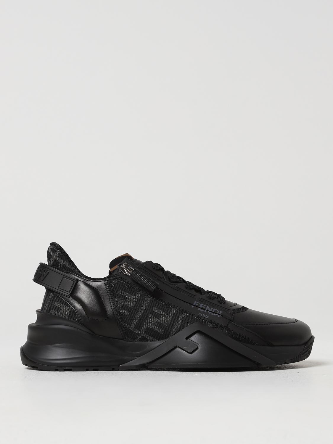 FENDI: Sneakers men - Black | Fendi sneakers 7E1392AJZH online at ...
