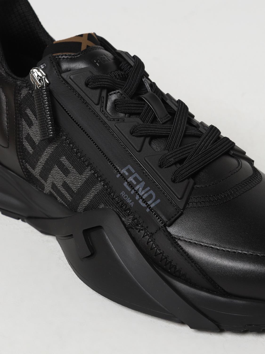 FENDI: Sneakers men - Black | Fendi sneakers 7E1392AJZH online at ...
