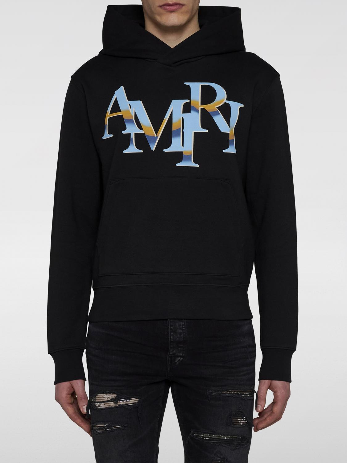 AMIRI: Sweater men - Black | Amiri sweater PS24MJL021 online at GIGLIO.COM