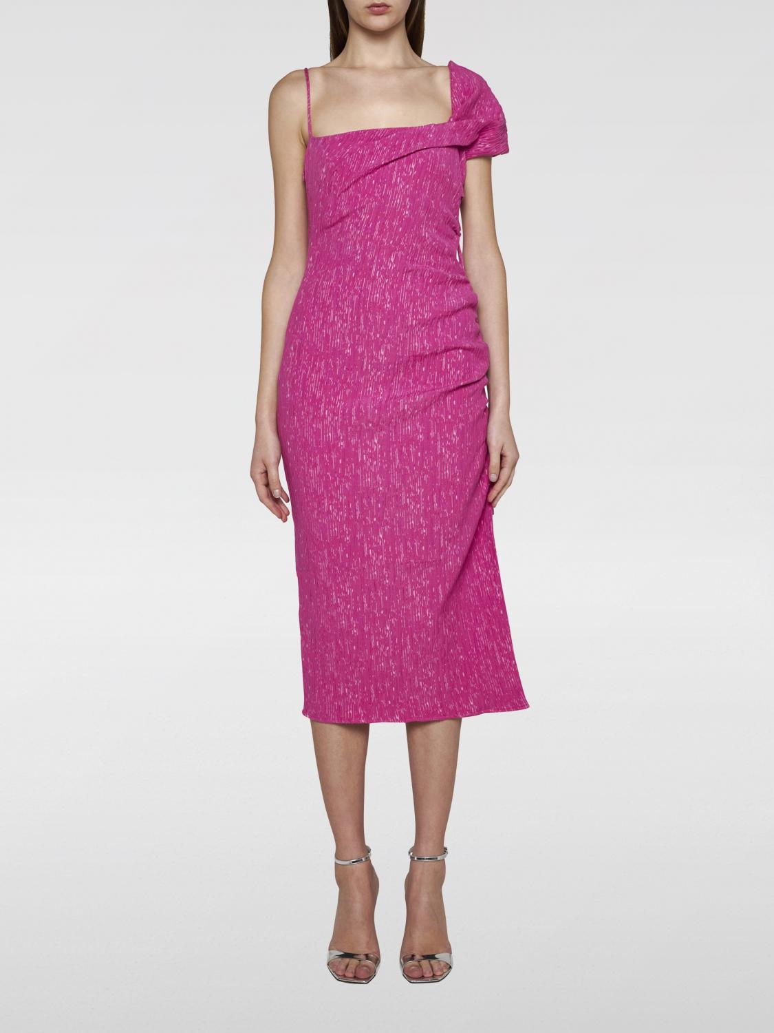 STINE GOYA: Dress woman - Fuchsia | Stine Goya dress SG5688 online at ...