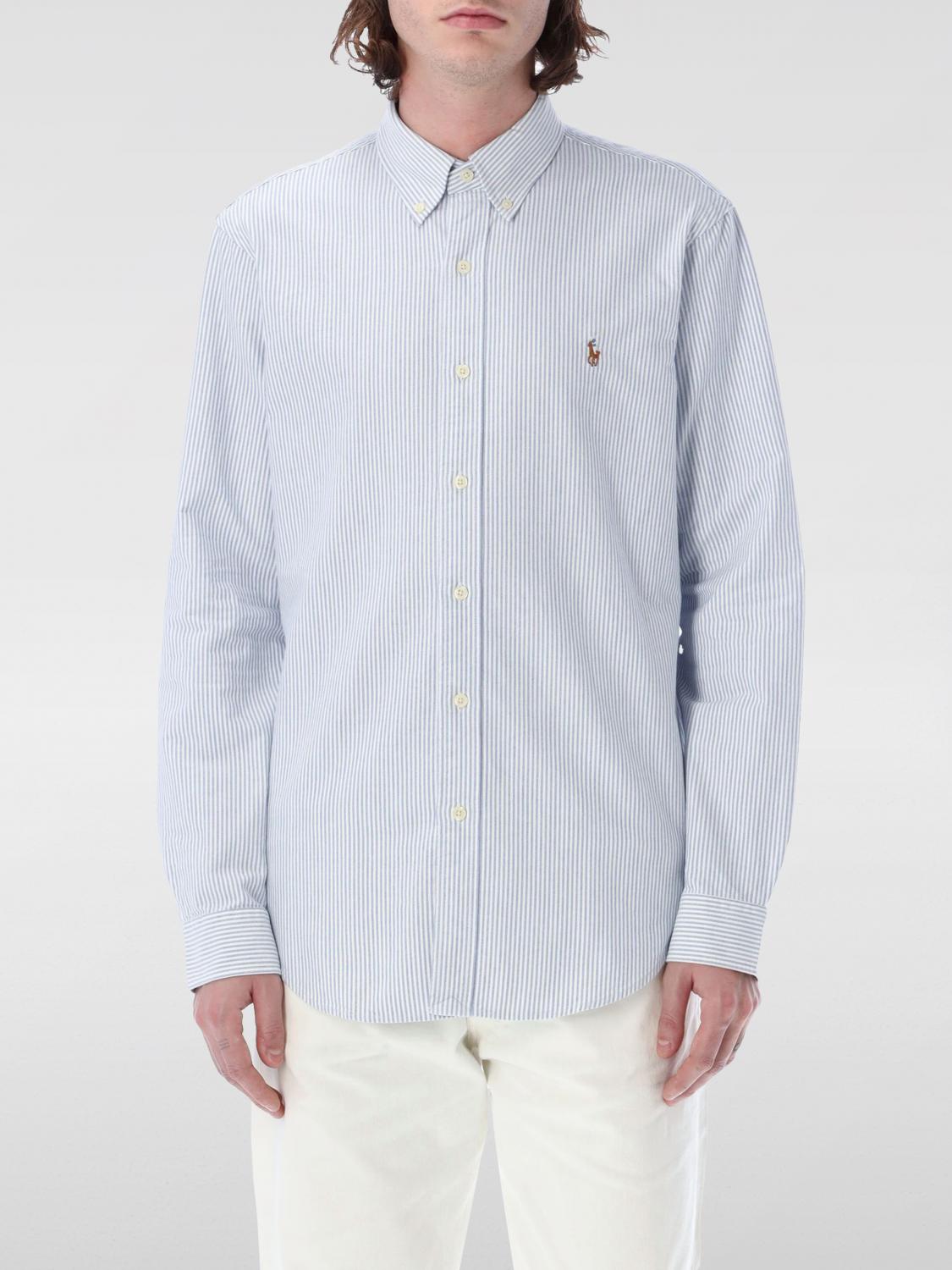 POLO RALPH LAUREN: T-shirt men - Blue | Polo Ralph Lauren shirt ...
