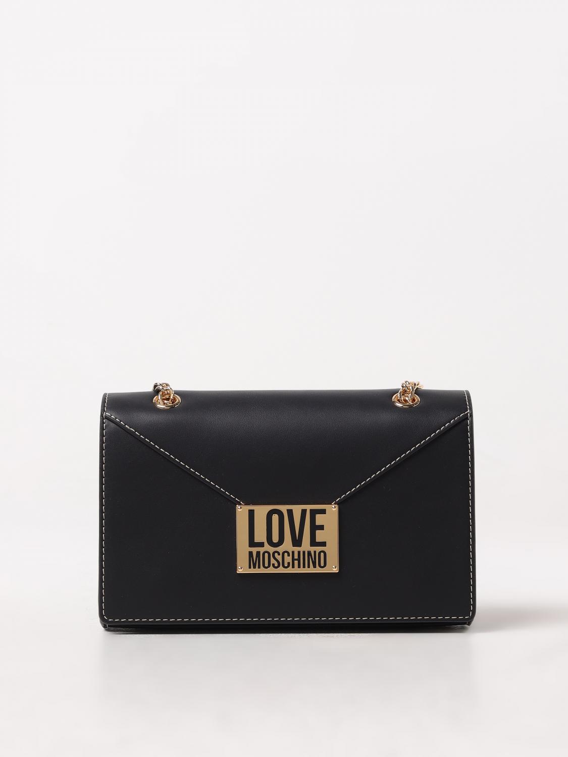 LOVE MOSCHINO: Crossbody bags woman - Black | Love Moschino mini bag ...