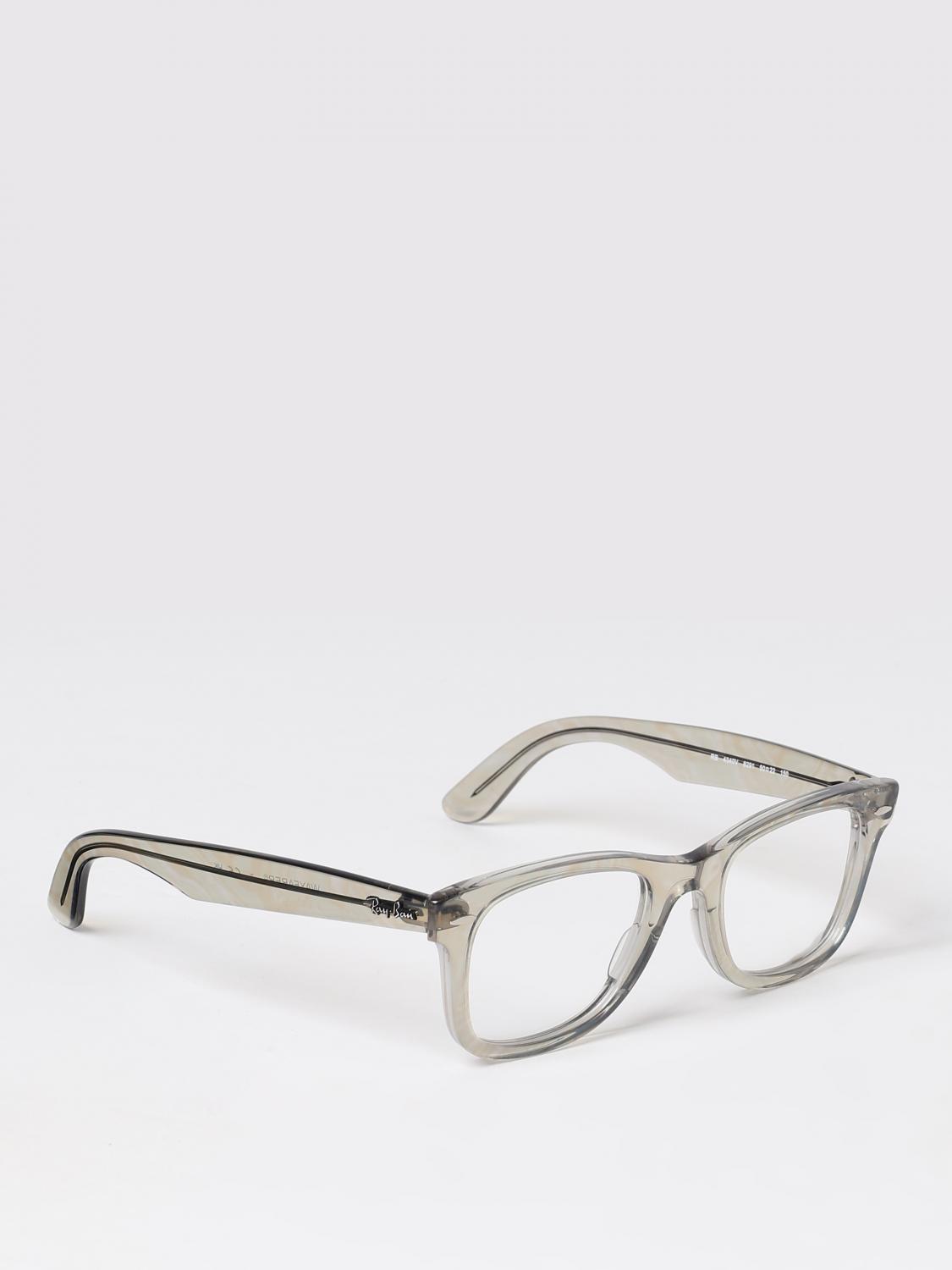 Ray-Ban Outlet: men's eyeglasses - Transparent | Ray-Ban optical frames ...