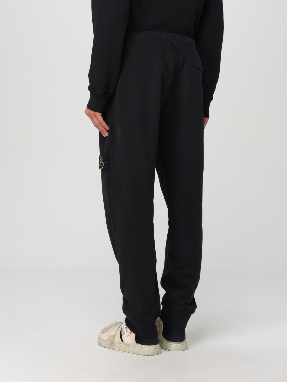 STONE ISLAND: Pants men - Black | Stone Island pants 811560920 online ...
