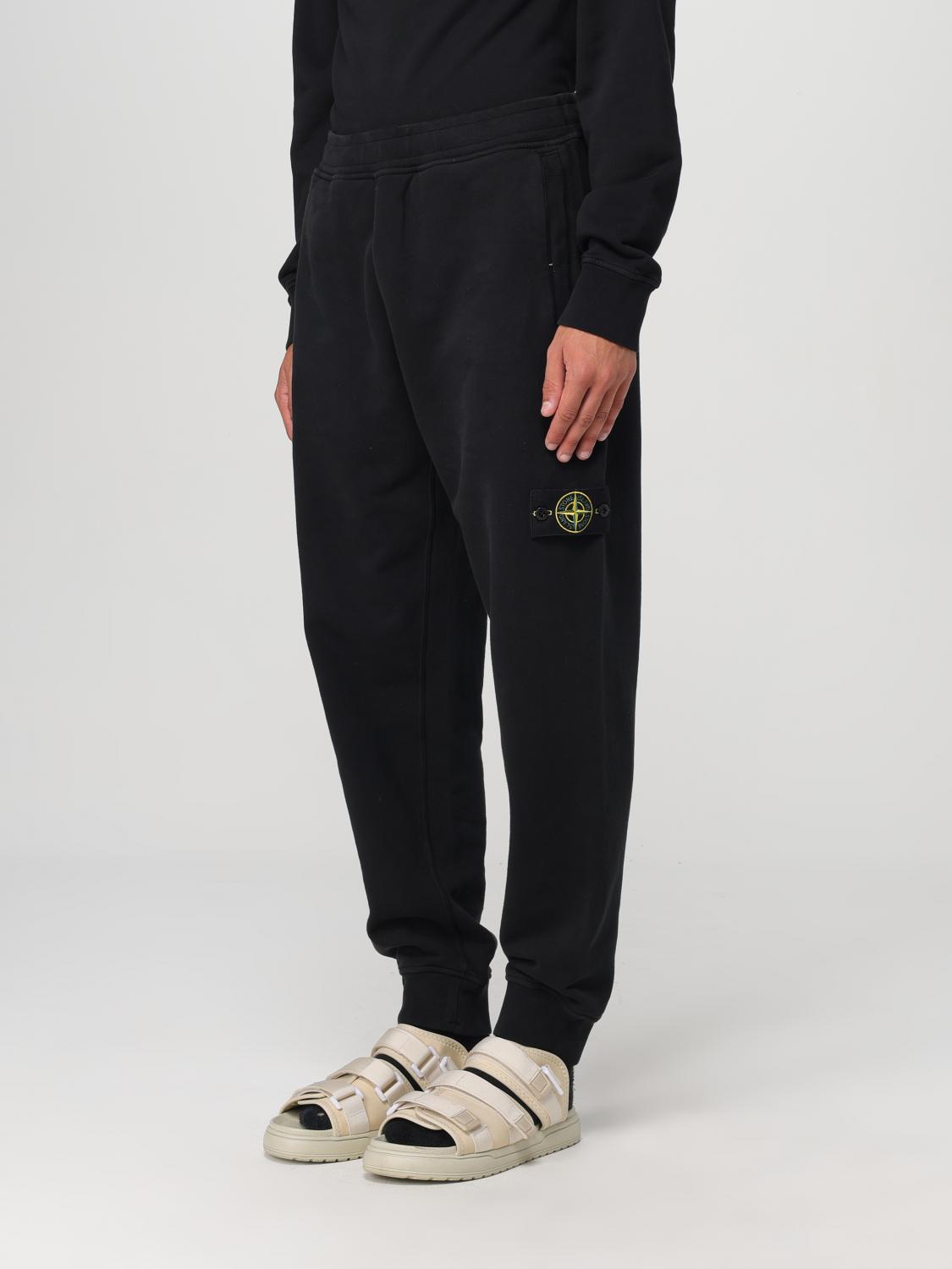 STONE ISLAND: Pants men - Black | Stone Island pants 811560920 online ...