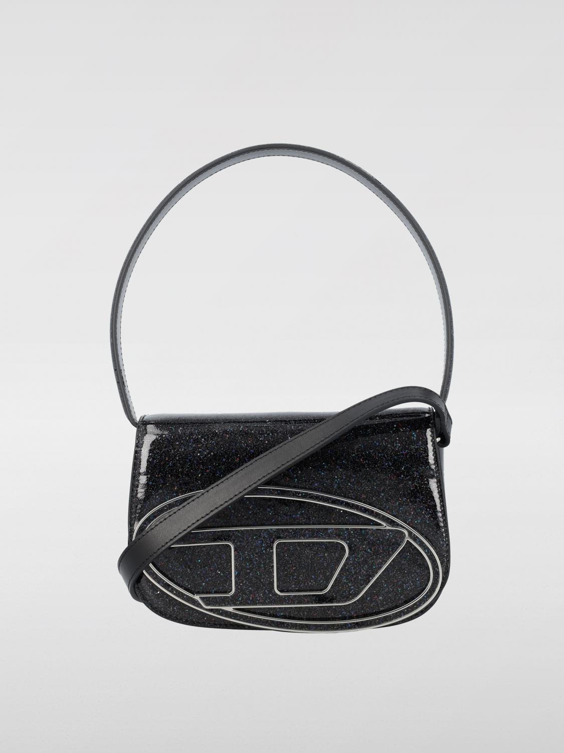 DIESEL: Shoulder bag woman - Black | Diesel mini bag X08396P2766 online ...