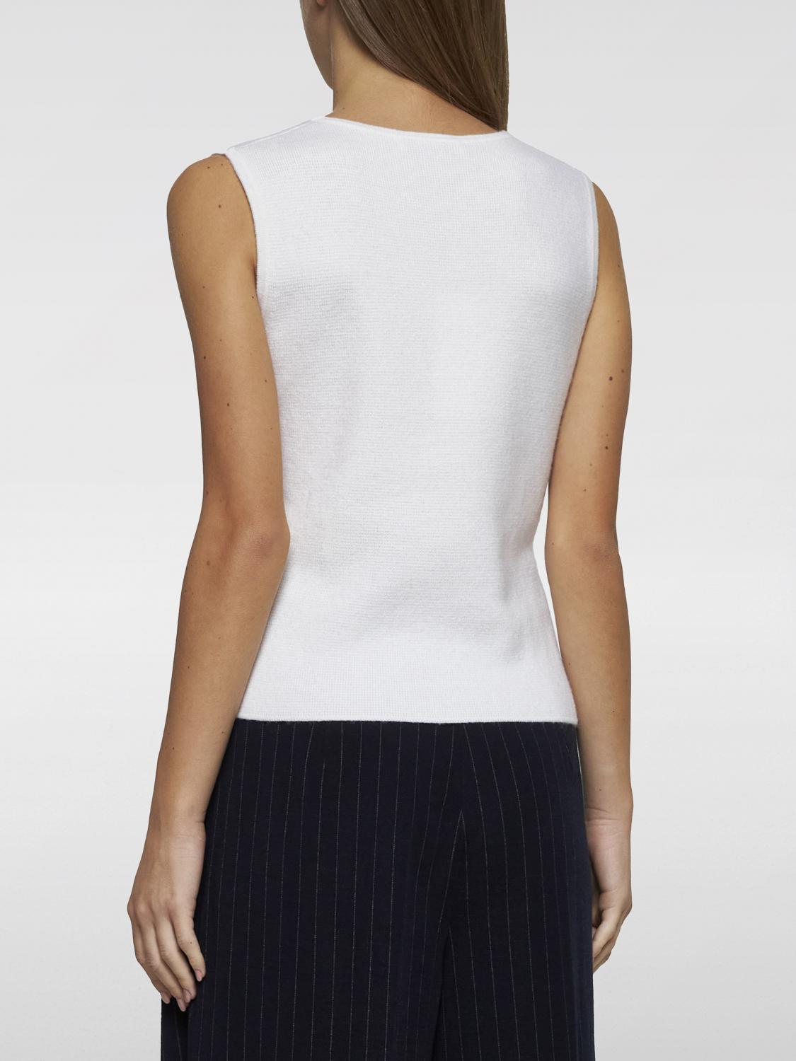 Max Mara wool and cashmere top - White | 2421366112600 | GIGLIO.COM