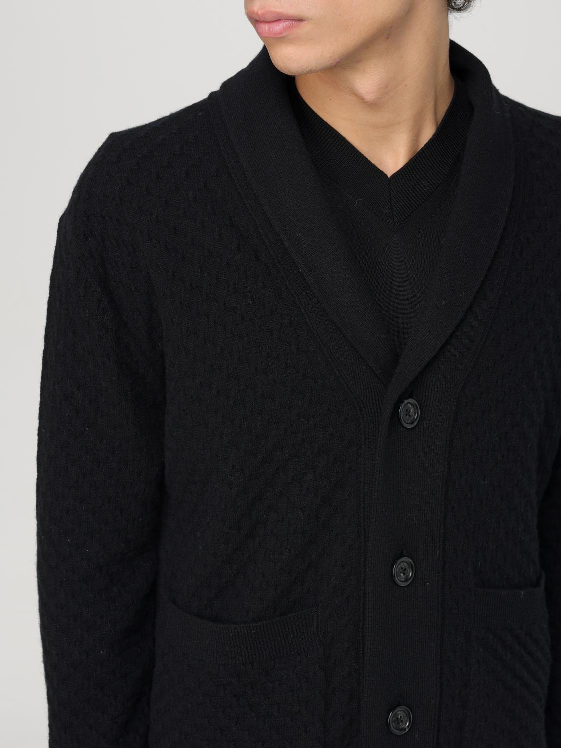 Paolo Pecora Cardigan men - Black | A064F002 | GIGLIO.COM
