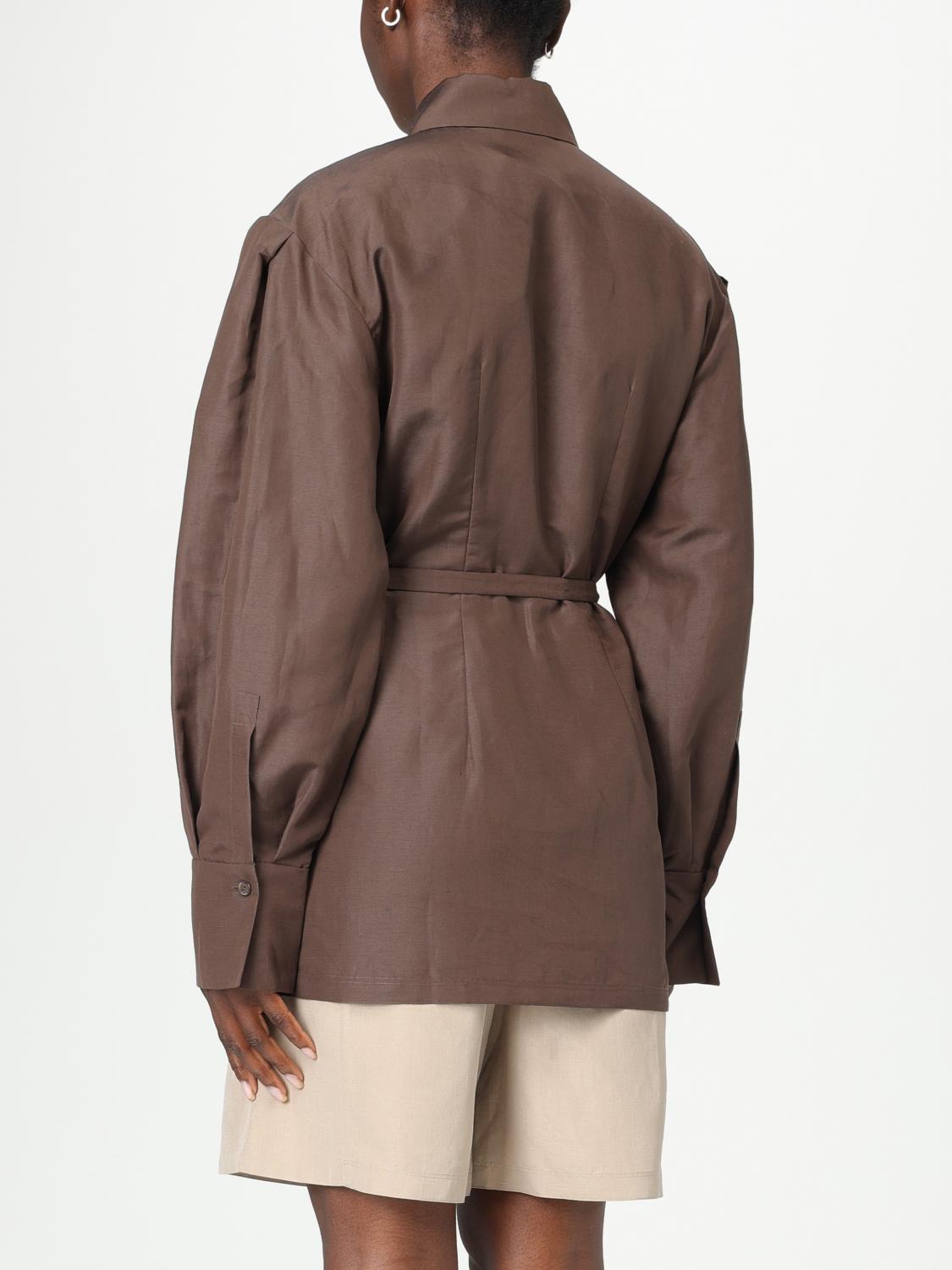 MAX MARA: Sweater woman - Coffee | Max Mara shirt 2511191039600 online ...