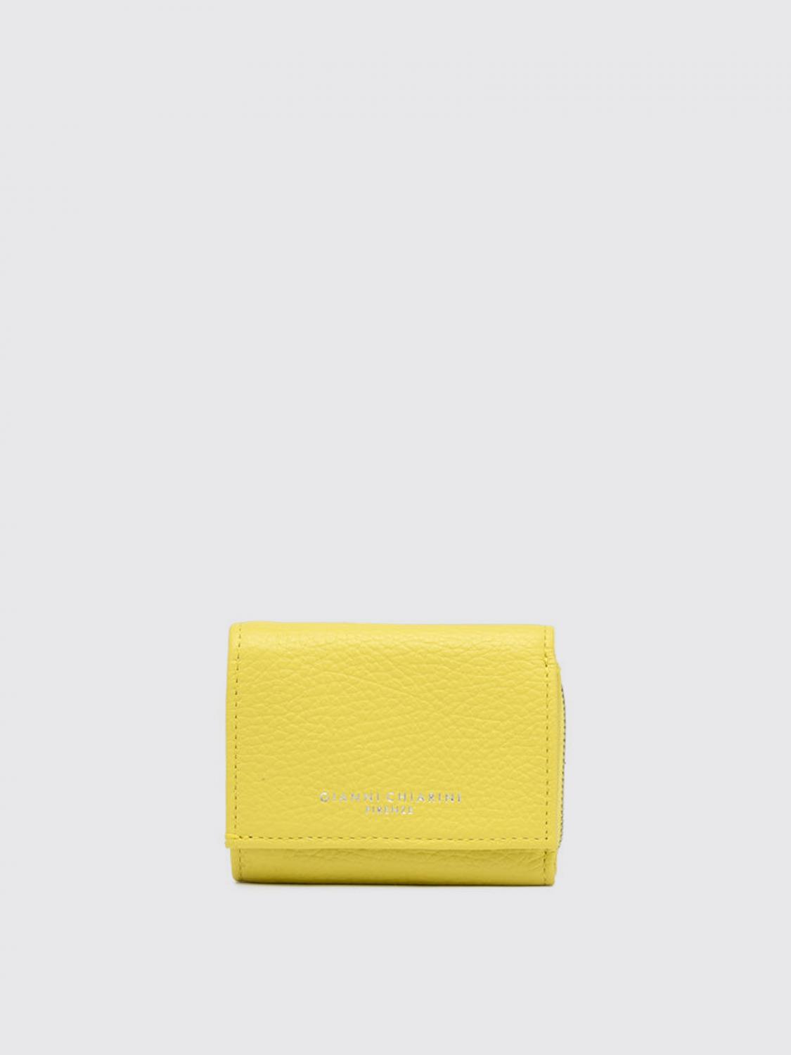 GIANNI CHIARINI: Wallet woman Club Marcella - Yellow | Gianni Chiarini wallet PFW5065GRN online ...