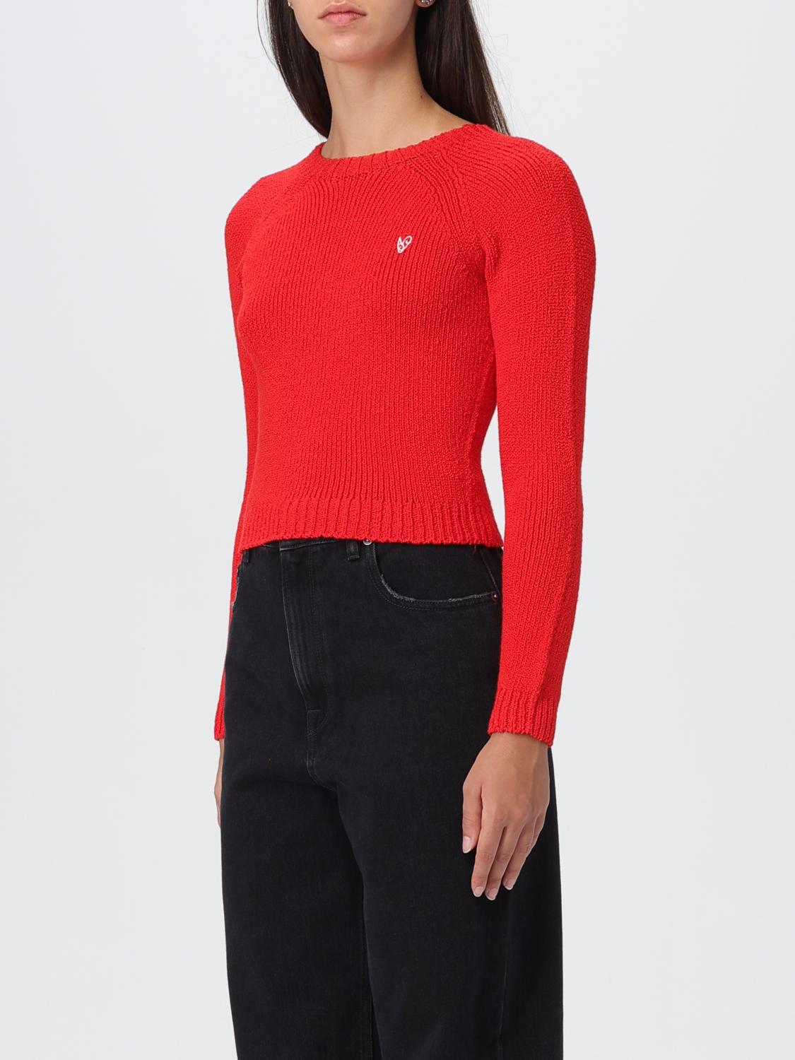 ACNE STUDIOS: Sweater woman - Red | Acne Studios sweater A60597 online ...